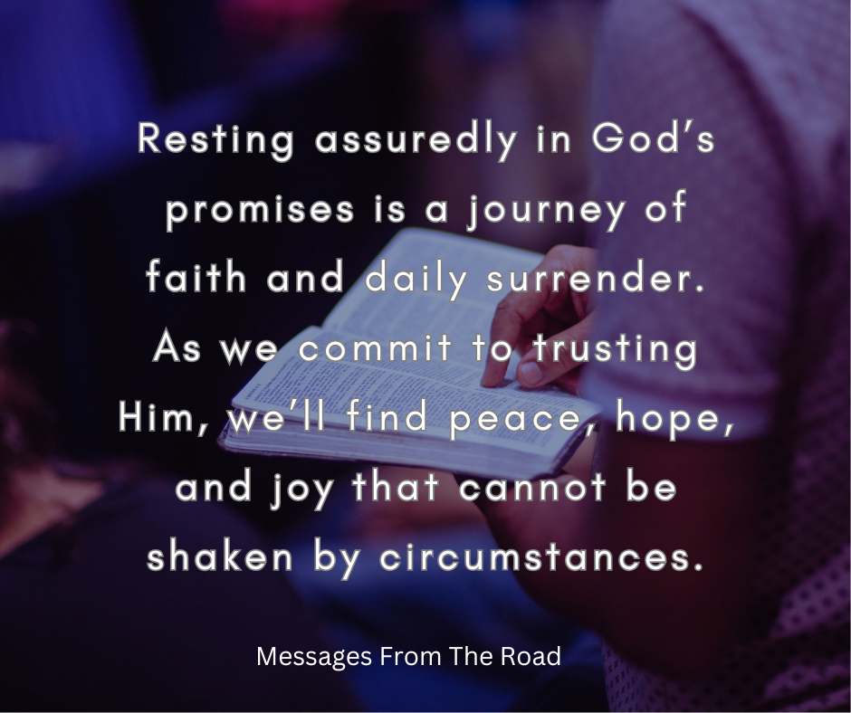 How To Become More Peaceful by Trusting in God's Promises. - Messages ...